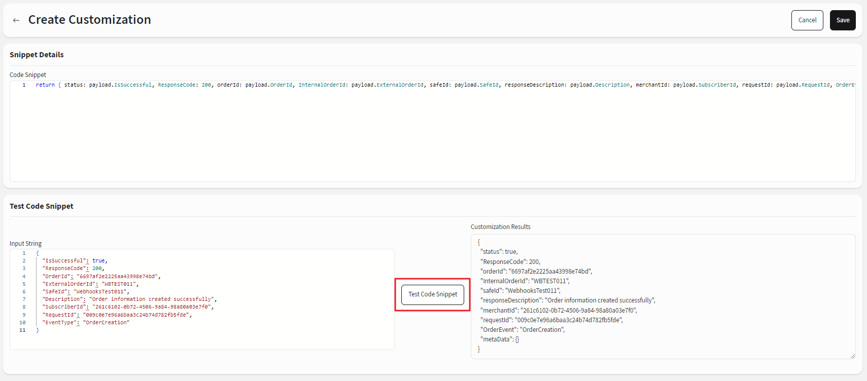 Webhooks - OrderMesh Developer Portal